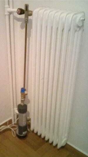 Εγκατάσταση με μικρολέβητες σε πολύ παλιό καλοριφέρ